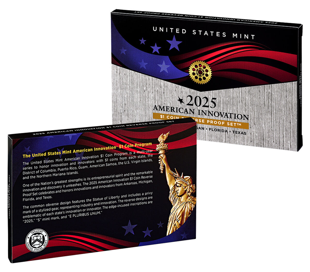 American Innovation 2025 $1 Coin Reverse Proof Set | US Mint