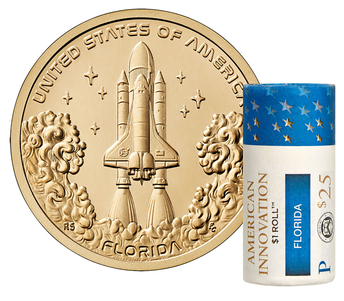 American Innovation $1 Coin 2025 Rolls – Florida | US Mint