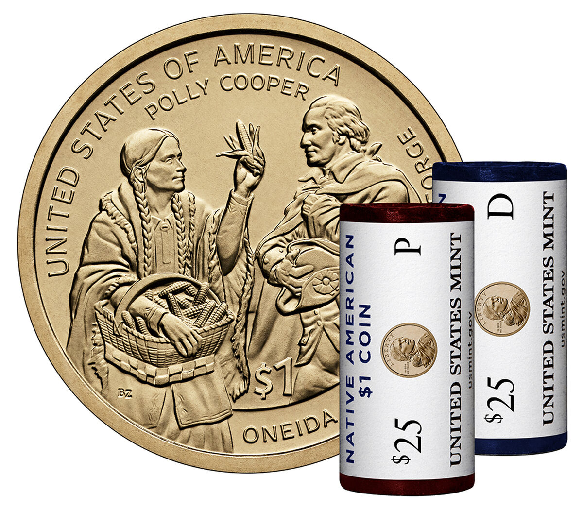 Native American $1 Coin Two-Roll Set Subscription | US Mint