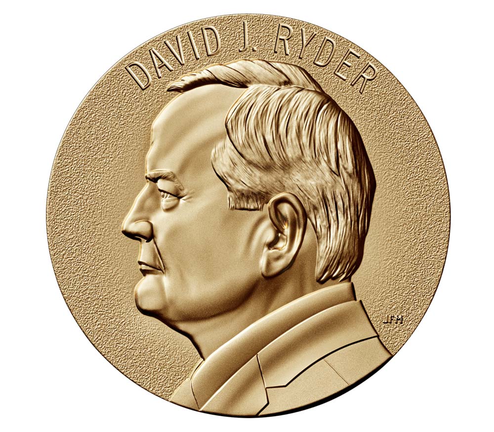 David J. Ryder Director of the Mint (Second Term) Bronze Medal 3 Inch ...