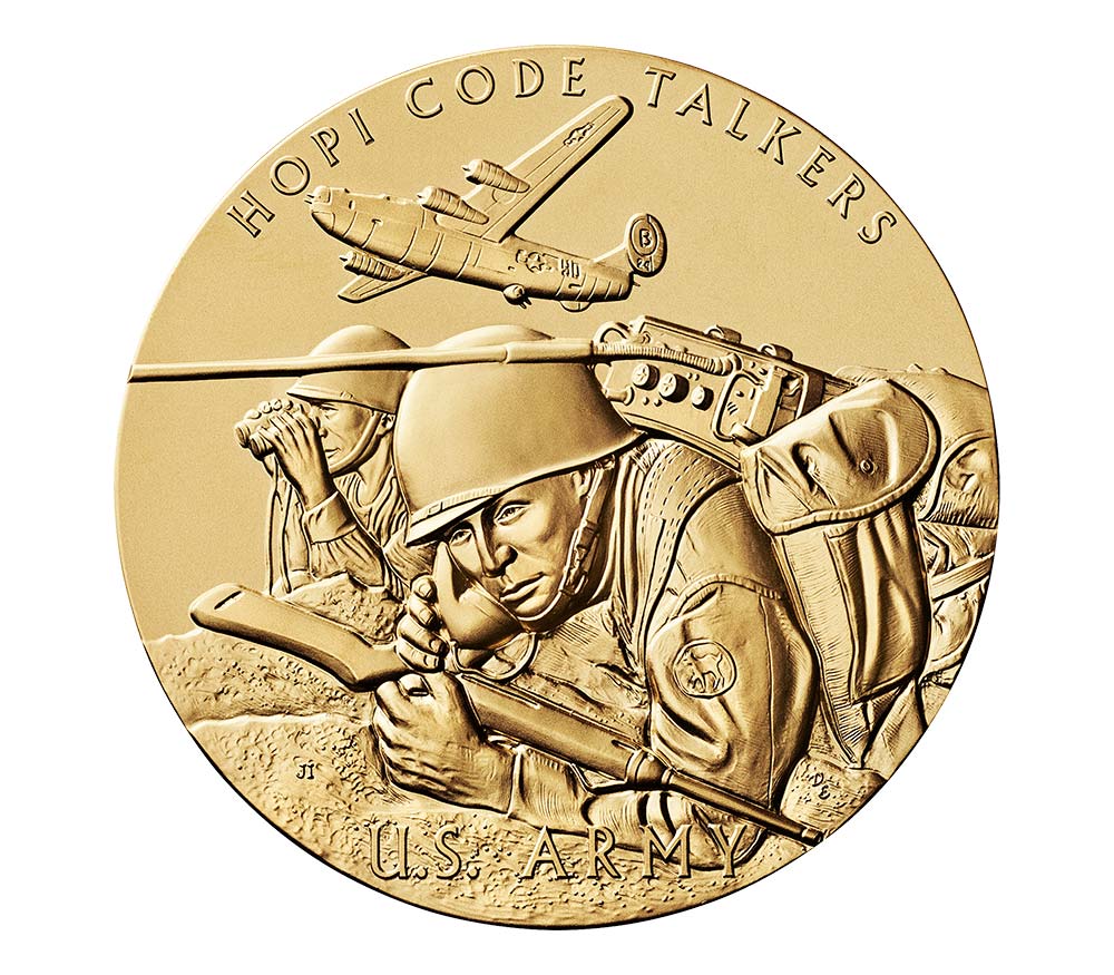 Hopi Tribe Code Talkers Bronze Medal | US Mint