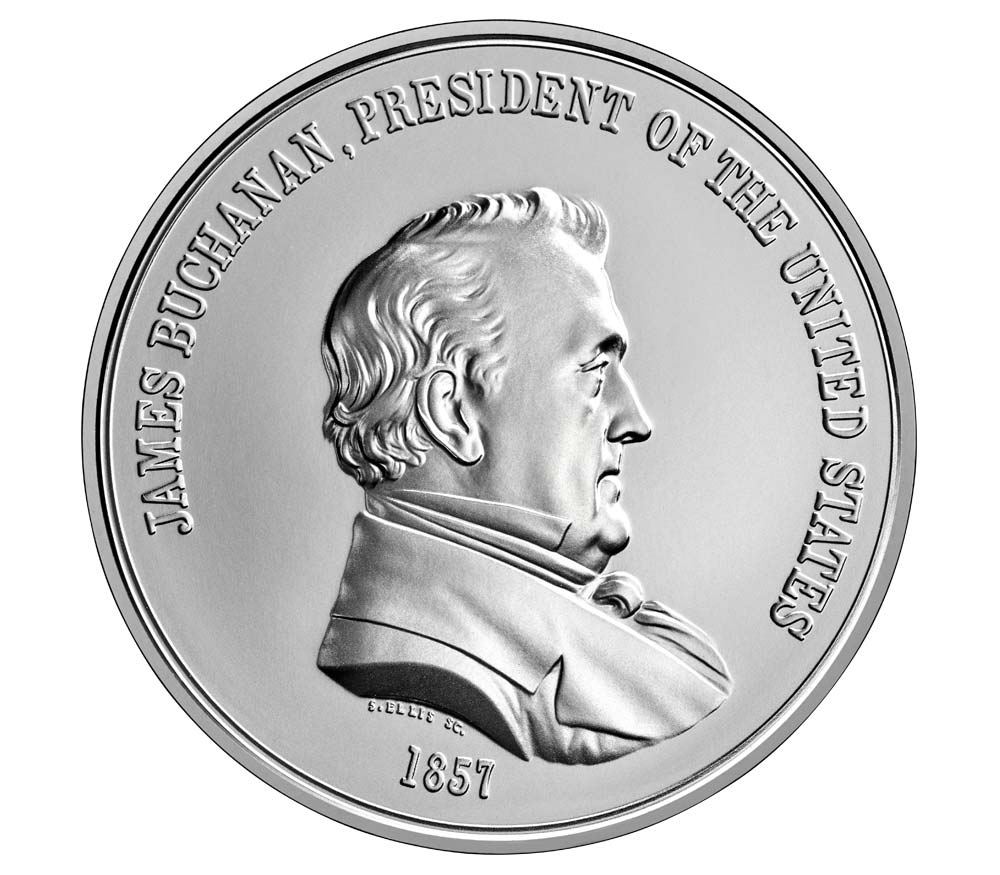 James Buchanan Presidential Silver Medal | US Mint