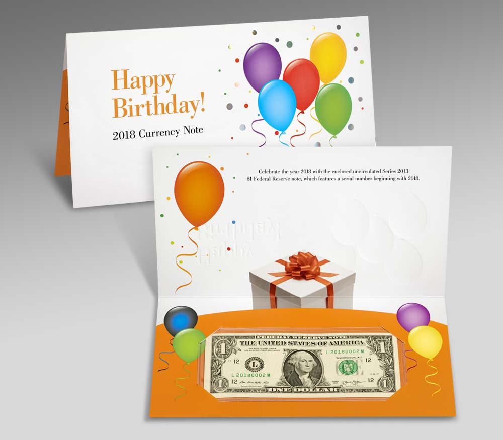 Happy Birthday Currency Note 2018 | U.S. Mint